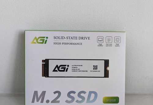 SSD накопитель AGI AI198 M.2 2280 512 гб