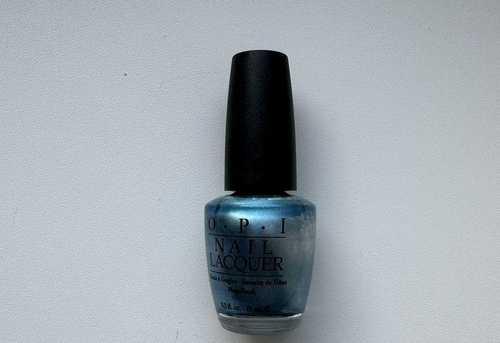 Opi лак для ногтей blue platinum винтаж