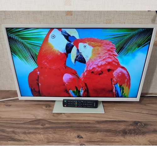 32"(81см LED Supra lc32t551w DVB-T2 (цифр.тв) USB