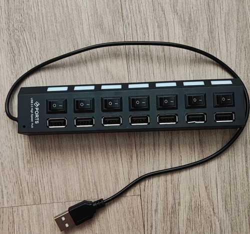 Usb hub   LED подсветка