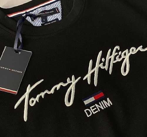 Свитшот Tommy Hilfiger трехнитка люкс мужской