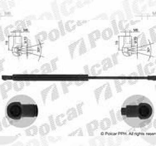 Амортизатор крышки багажника и капота Л П перед для renault espace IV (K) 11.02-01.06