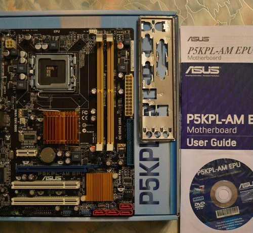 Комплект Asus P5KPL-AM-EPU+Xeon e5440+4gb ddr2