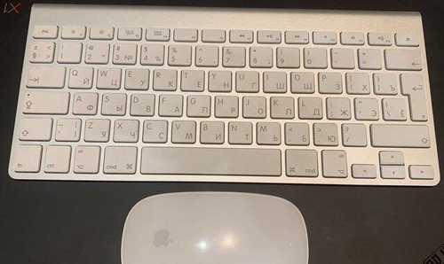 Мышка и клавиатура Apple 1 версия