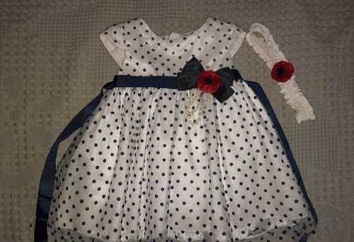 Детское нарядное платье на 1 год