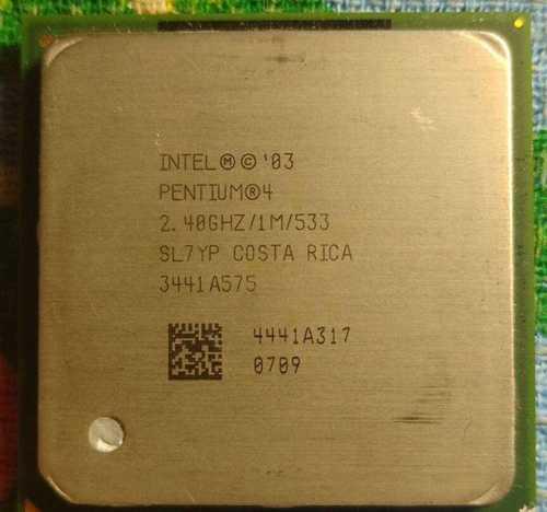 Процессор intel pentium 4 sl7yp