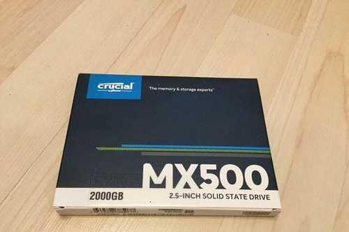 SSD Crucial MX500 2Tб (новый)