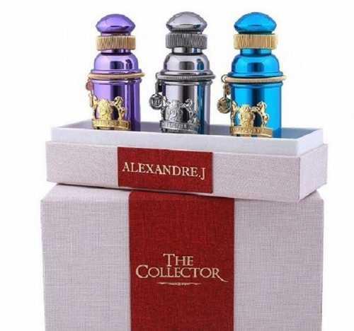 Alexandre.J The Collector (Iris Violet 8ml   Argentic 8ml   Mandarin Sultan 8ml) набор (3 х 8 мл)