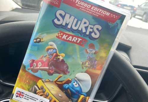 Smurfs kart nintendo switch новая