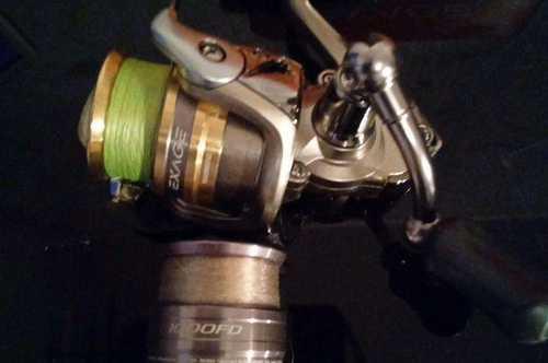 Катушка Б/у Shimano exage 1000 fd