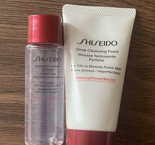 Shiseido пенка мусс и лосьон