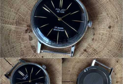 Черный Полет de Luxe - мужские наручные часы СССР