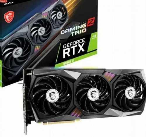 MSI Видеокарта GeForce RTX 3060 Ti gaming Z trio