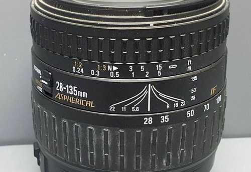 Объектив Sigma AF 28-135mm f/3.8-5.6 aspherical IF