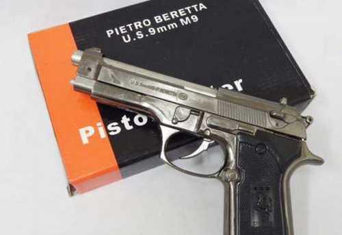 Зажигалка пистолет Beretta M92 газовый