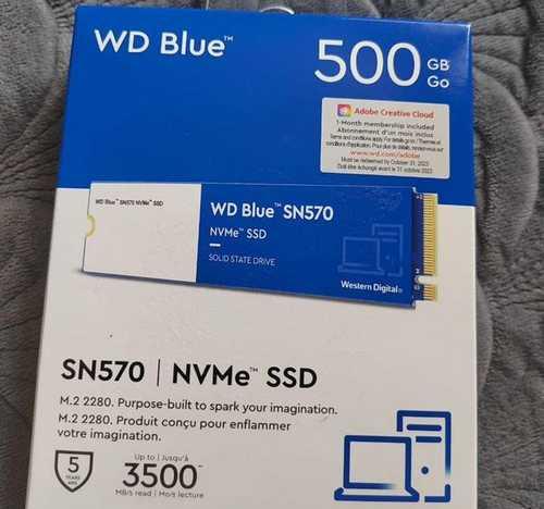 Ssd m2 nvme 500gb wb blue sn570