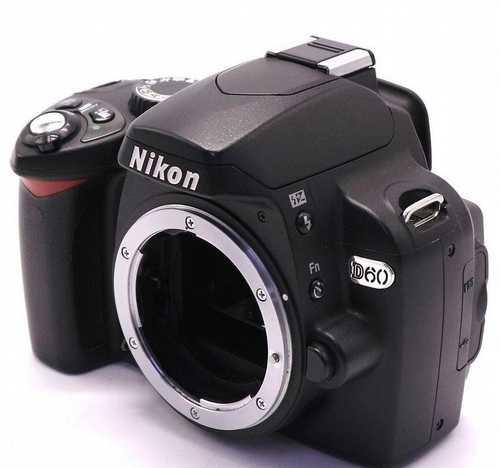 Nikon D60 body (пробег 4565 кадров)