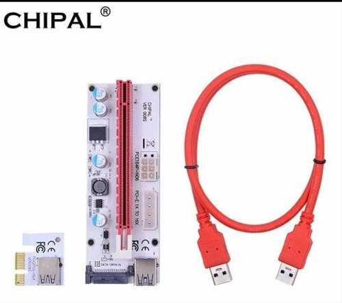 Райзер pci-e chipal 008S 60 см