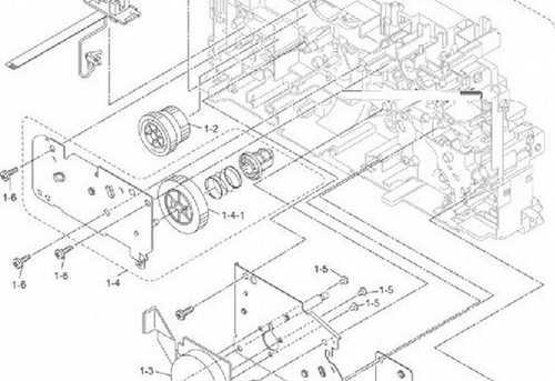 Блок главного двигателя Brother hl 2240 d LY200300