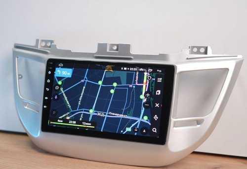 Магнитола 9" на Hyundai с Carplay, Wi-Fi +камера