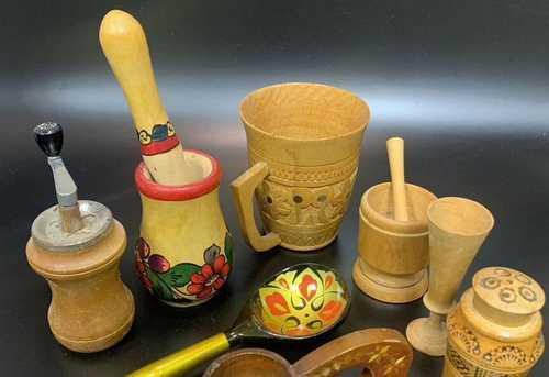 Деревянная посуда и сувениры из дерева