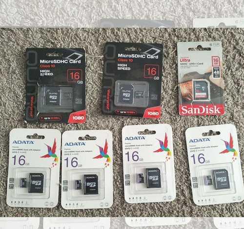 Карта памяти microsd 16gb