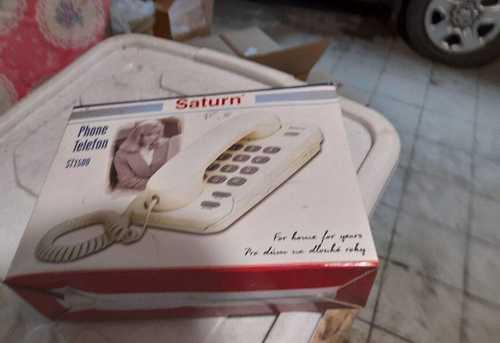 Стационарный телефон Saturn новый
