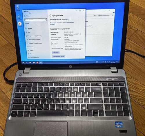 Ноутбук HP ProBook, i5 2450M, SSD 240GB