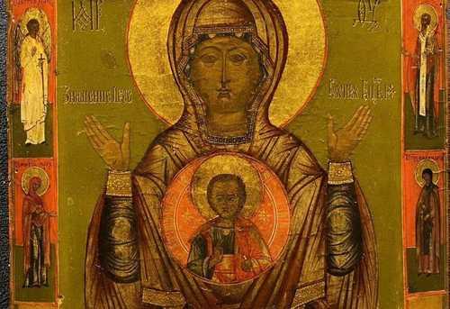 Икона Пресвятой Богородицы "Знамение"
