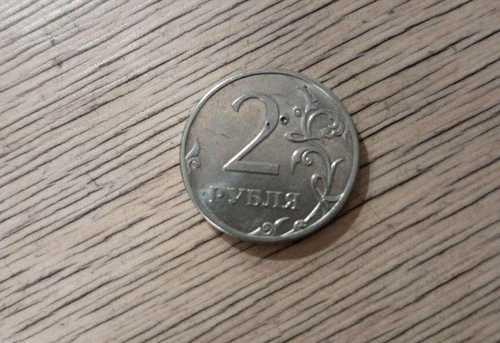 Монета брак 2 рубля