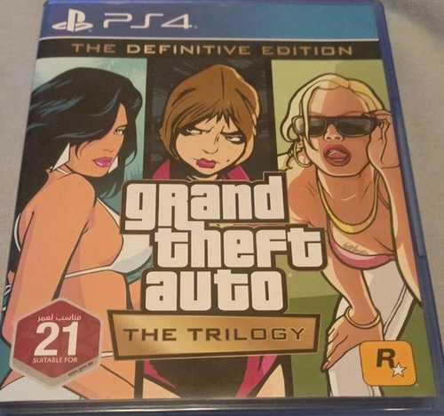 PS4 игра gta trilogy definitive edition