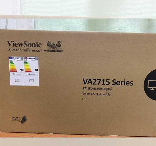 Монитор 27" Viewsonic VA2715-2K-MHD VA, 2560x1440