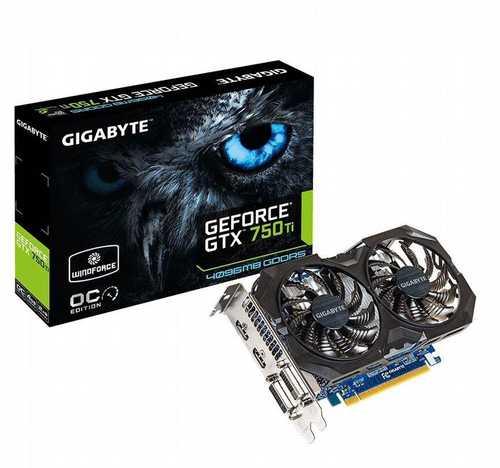 Видеокарта Gigabyte NVidia GeForce GTX 750Ti 4GB