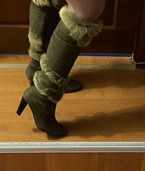 Сапоги зимние женские 39 бу