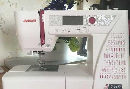 Швейная машинка janome 734D