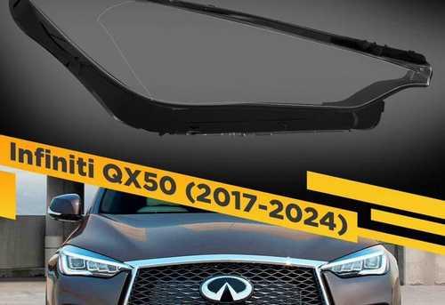 Стекло для фары Infiniti QX50 2017-2024 Правой