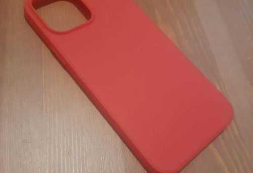 Чехол для iPhone 13 pro max. Красный