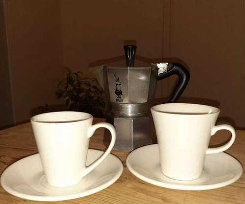 Новые кофейные чашки Wilmax, Англия, фарфор