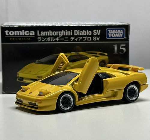 Tomica premium Lamborghini Diablo SV 1/64