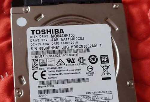 Жесткий диск для ноутбука 1 тб Toshiba