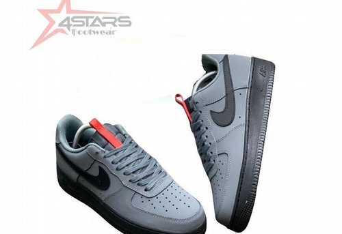 Кроссовки Nike air force anthracite с мехом яч407