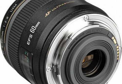 Объектив Canon EF-S 60mm f2.8 Macro USM новый