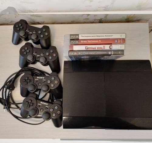 Sony playstation 3 super slim 500gb прошитая