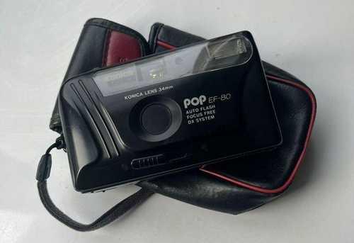 Пленочный фотоаппарат konica POP EF-80