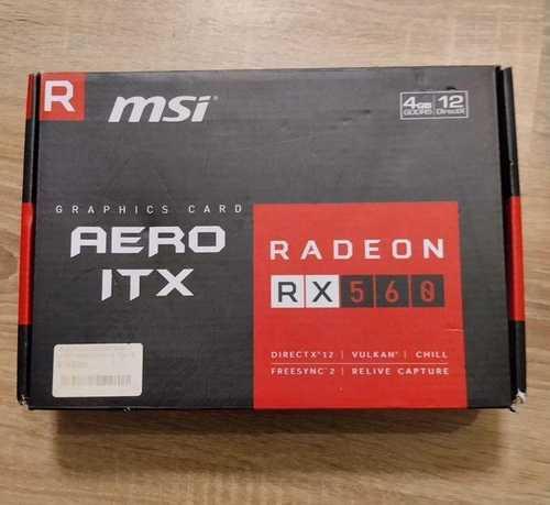 Видеокарта RX560 4GB неисправна