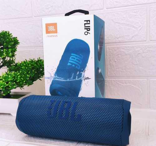 Колонка JBL flip 6 новая (синяя)