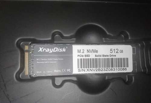 SSD M.2 nvme XrayDisk 512 Gb black (New)