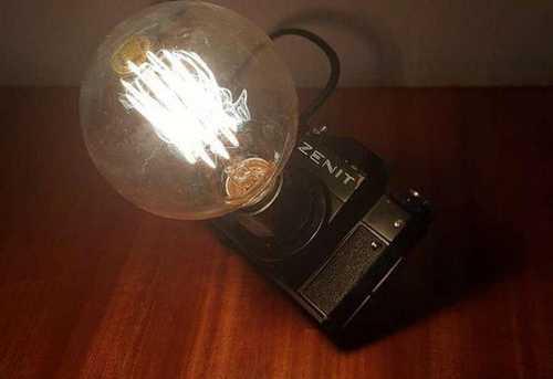 Zenit TTL светильник лофт из фотоаппарата