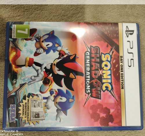 Sonic x shadow generations ps5 диск