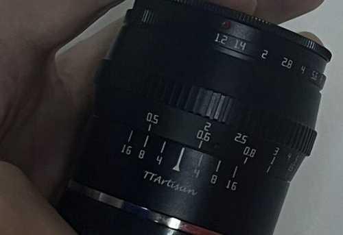 Объектив ttartisan 50mm F1.2 Asc-c для Sony